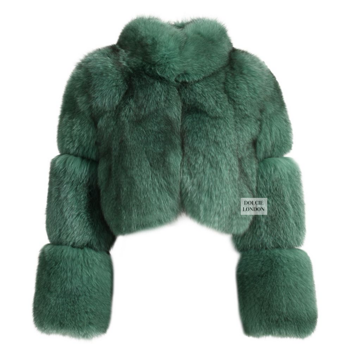 Straight Rows Cropped Collar Coat – Dolcie London