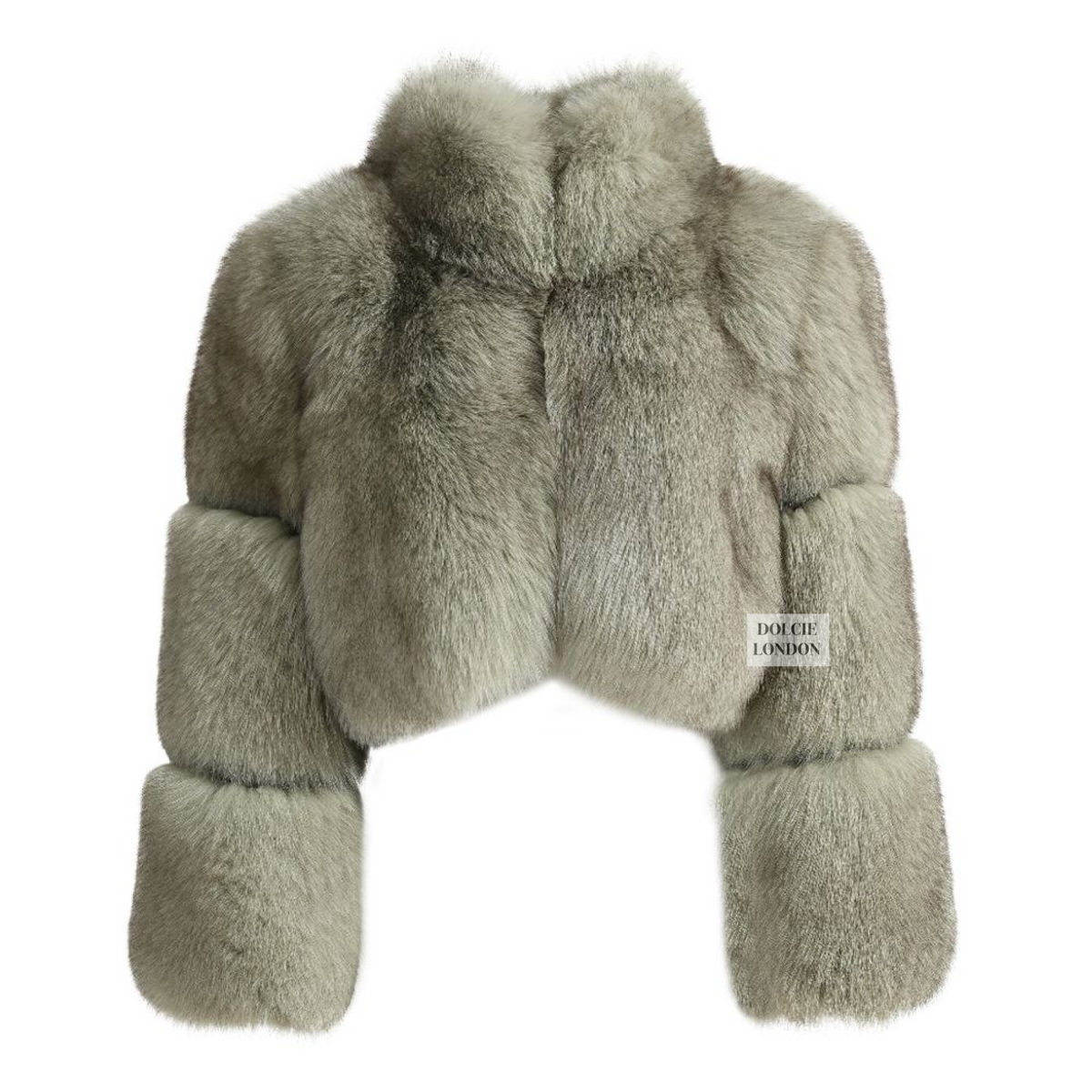 Straight Rows Cropped Collar Coat – Dolcie London